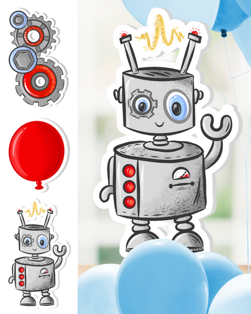 Robot Themed Party Props – JnvCreations