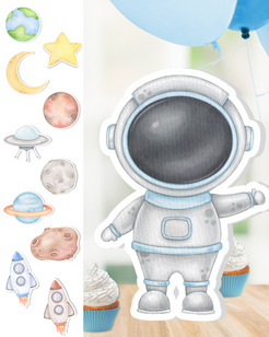Outer Space Party Props - Blue – JnvCreations